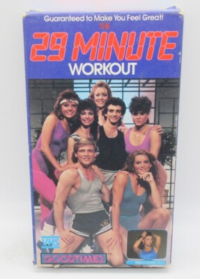 THE 29 MINUTE WORKOUT VHS VIDEO, 4-STAGE EXERCISE ROUTINE FEAT. MISS ...