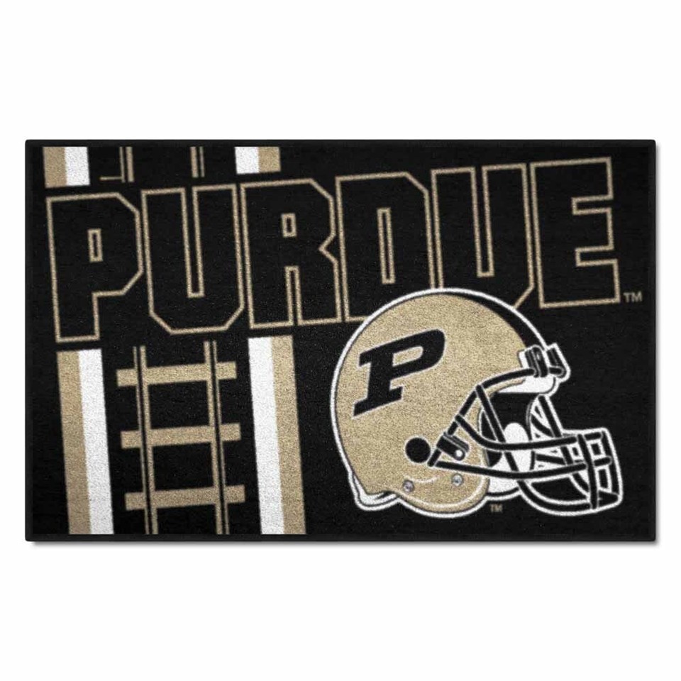 NCAA- Purdue 'Train' Uniform Starter Rug 19"x30" | eBay