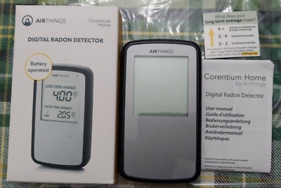 AirThings Digital Radon Detector - Corentium Home includes box ...