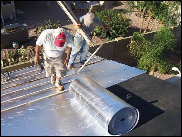 1000 sqft NASATEK 1/4 Solid Reflective Foam Core Solar Roof Insulation ...