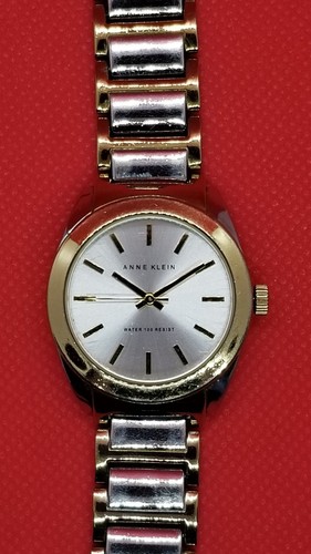 Anne Klein Pretty Women's AK1061 Y121E Classy 2 Tone Dress Watch | eBay