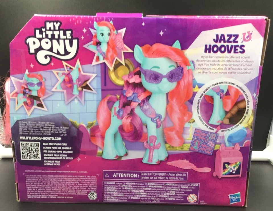 My Little Pony JAZZ HOOVES Pedicure Party 6” Figure Accessories NEW ...