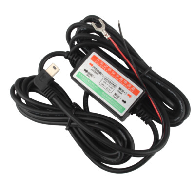 3m 12V to 5V Universal Mini USB Hard Wire Cable Kit Fuse for Car Dash ...