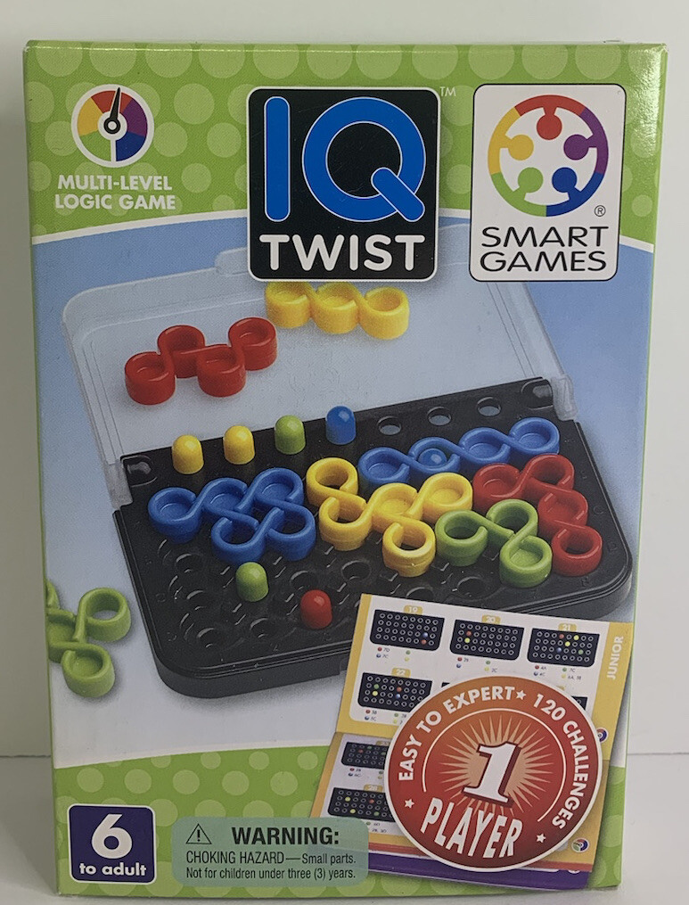 Suspend Game SmartGames IQ Twist – Portable Logic Puzzle Game With 120 ...