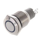 LED Latching ON/OFF Stainless Steel Push Button Panel Mount Switch LOT ...