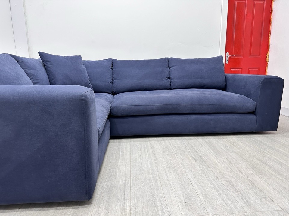 Ex-Display Loaf ‘Big Easy’ Navy Corner L/Shape Sofa RRP £4,395 ...