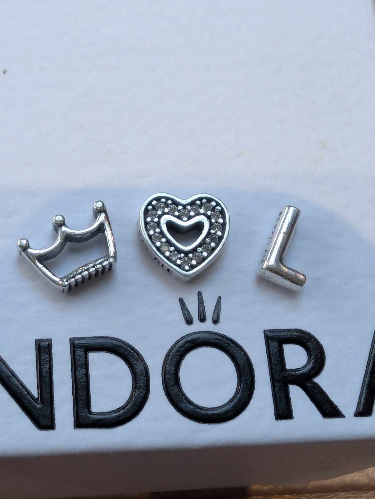 Genuine Pandora Floating Locket Petite Charms, L, Sp… - Gem