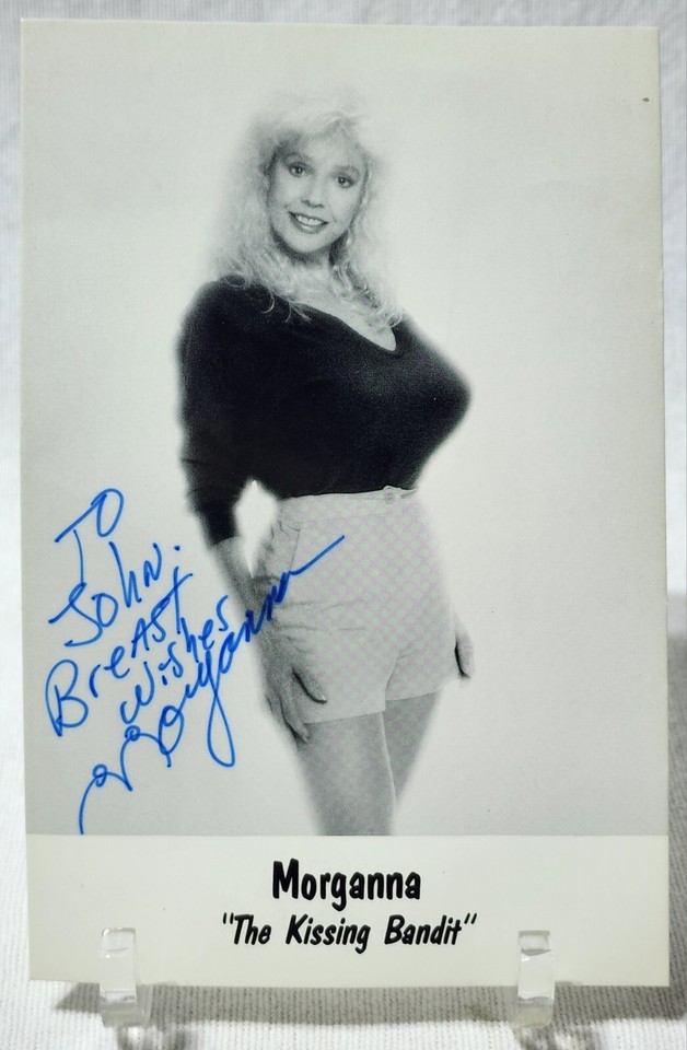 Morganna the Kissing Bandit Signature John Personalized | eBay