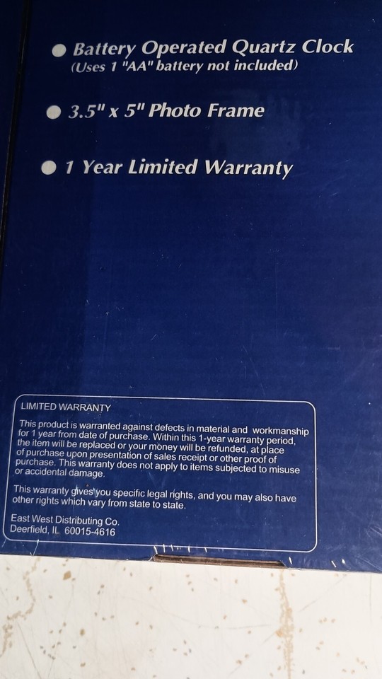 Tozaj Clock/Photo Frame | eBay