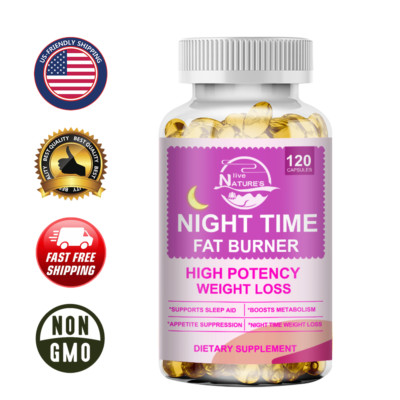 Night Time Fat Buner Supplement For Men Women Weight Loss Appetite ...
