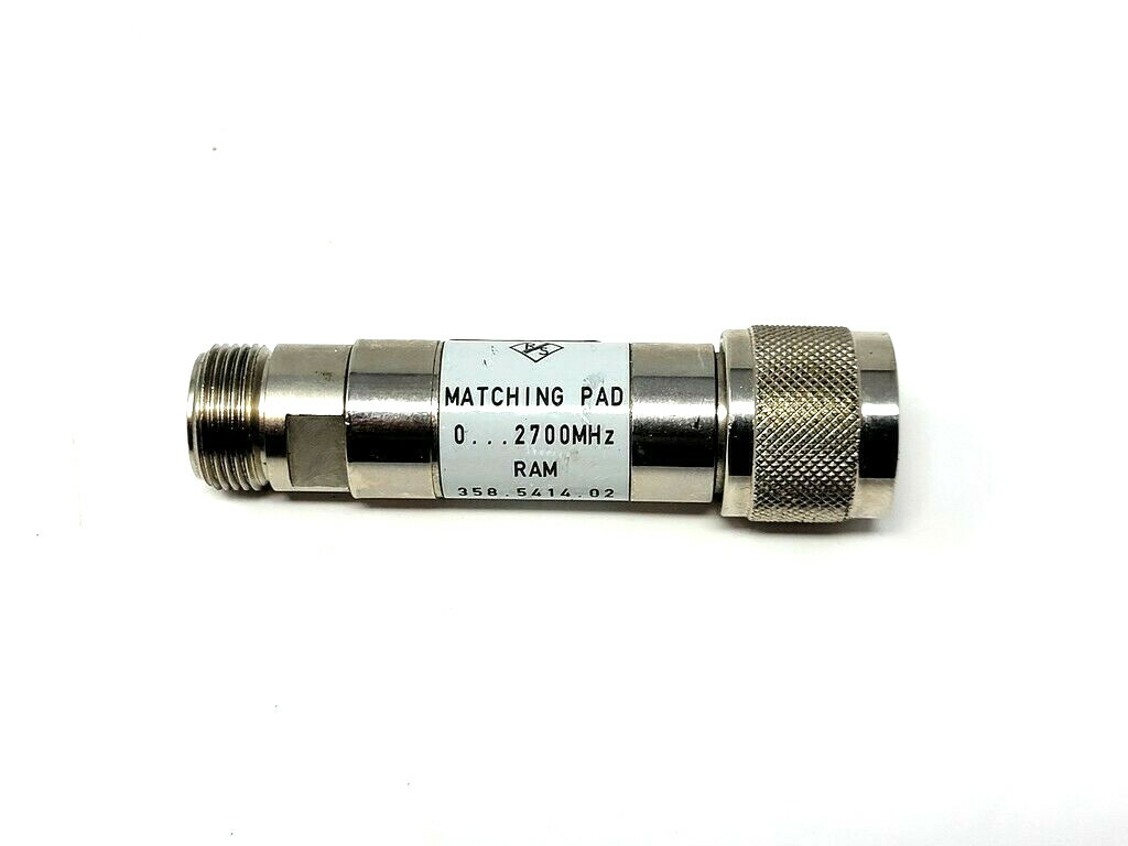 Rohde & Schwarz (R&S) RAM Matching PAD, 50-75 ohm, 0-2700MHz, 358.5414. ...