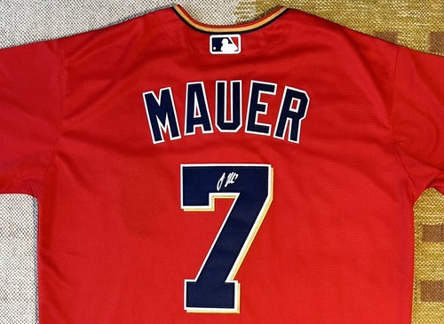 Joe Mauer Signed Autograph Minnesota Twins MLB Jersey USA HOF | eBay