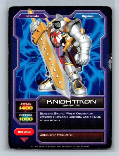 Digimon CCG - Knightmon DM-203 - Bandai Generations Starter | eBay