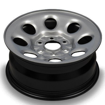 New Wheel For 2005-2013 Chevrolet Silverado 1500 17 Inch Silver Steel ...