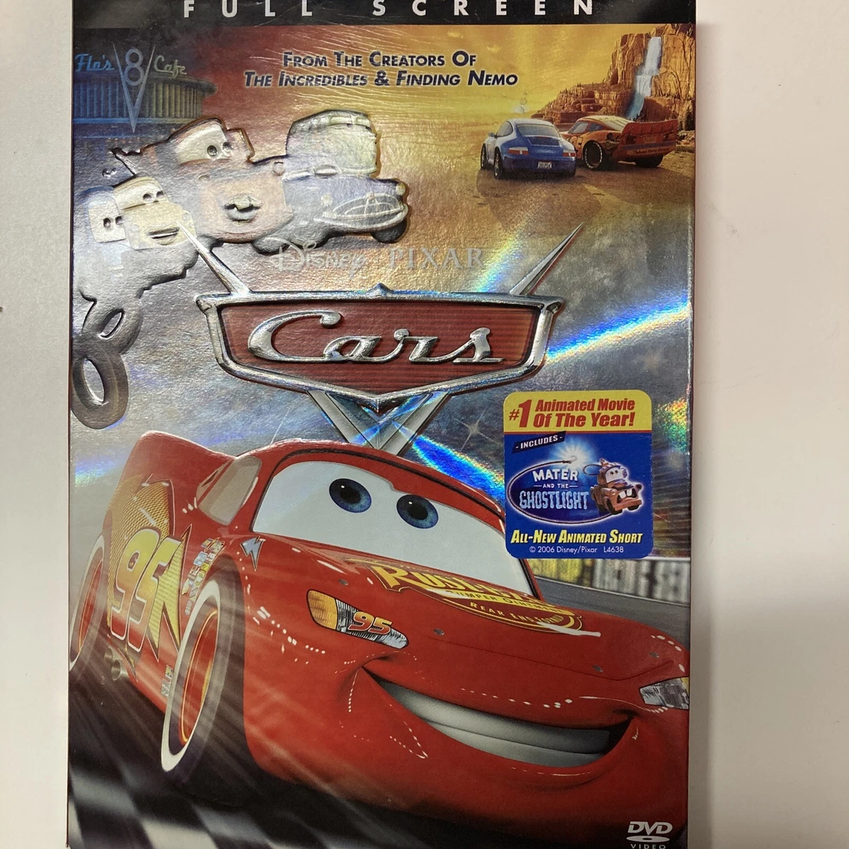 Disney Pixar Cars Dvd 2006 Full Frame