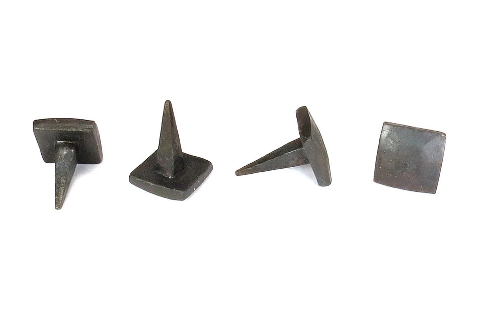 30 Handmade Square Head Iron Nails Forged Rustic Hardware Clavos Door ...