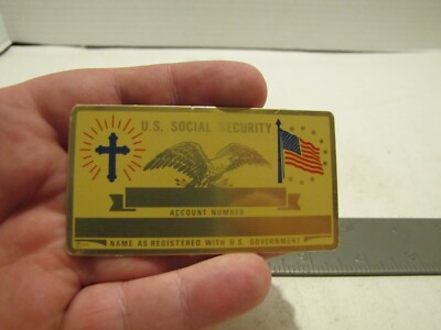 Engraving - Metal Social Security Card