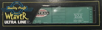 WEAVER 3-RAIL NEW YORK CENTRAL PS-1 40' BOXCAR! O SCALE FREIGHT NYC BOX ...