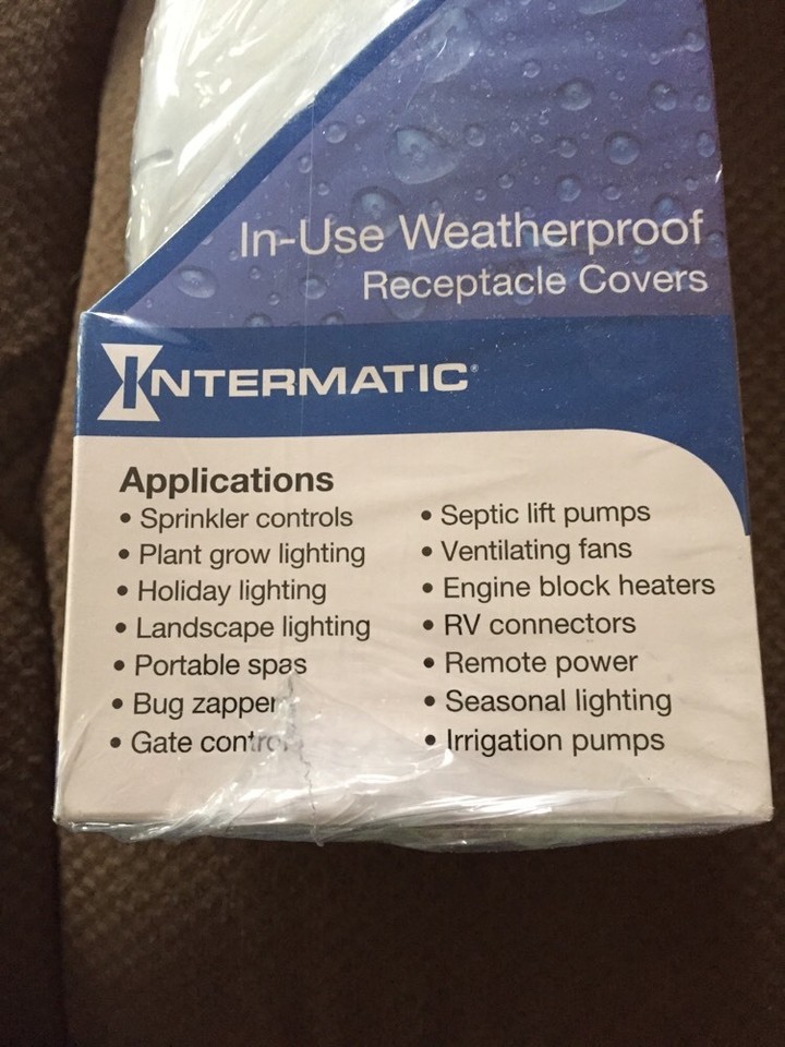 Intermatic WP1010MC Receptacle Cover Weatherproof Outlet Protection ...