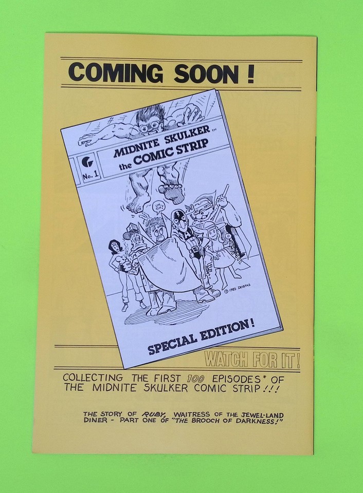 Midnite Skulker #1 Target Books High Grade Comic Book W131-64 | eBay