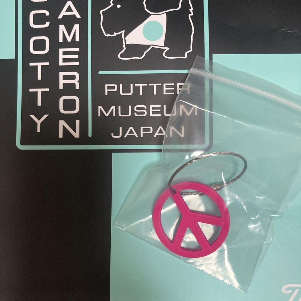 Scotty Cameron Key Fob Peace Mark Pink From JP 3[Unused] | eBay
