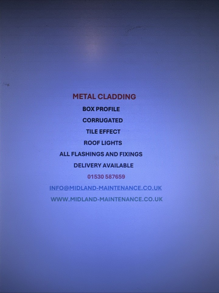 Micro Rib 80mm insulated metal cladding sheets | eBay UK