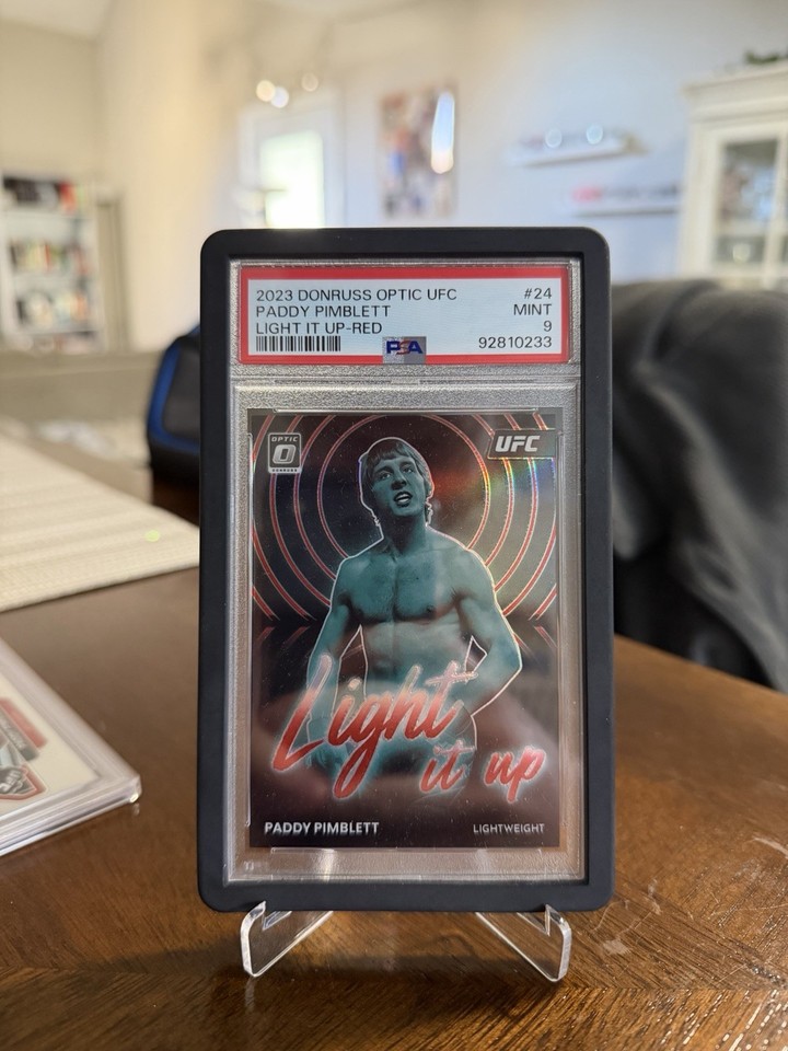 Paddy Pimblett UFC Card Lot (8 Cards) – PSA 9, Donruss, Prizm, Optic ...