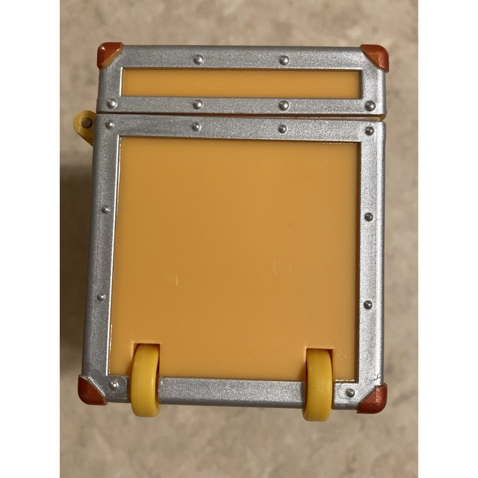 Vintage WWF Superstars Plastic Yellow Case Chest with Handle Gear Trunk ...