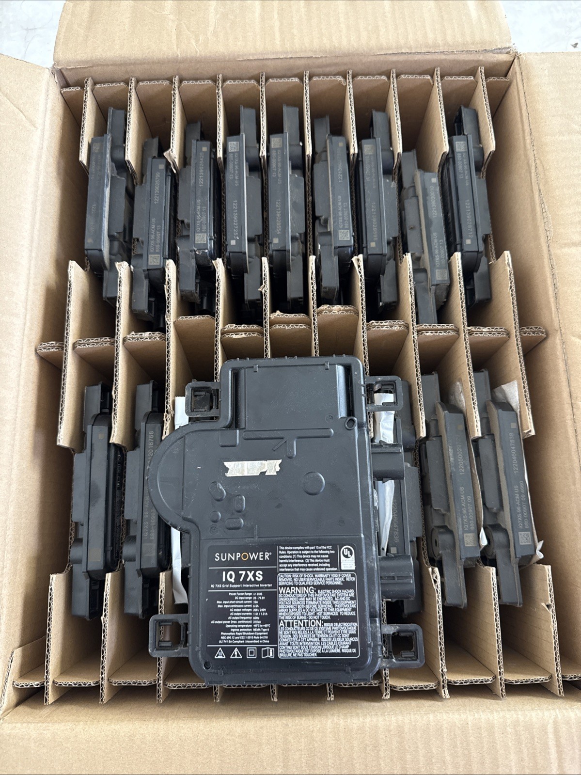 18 x Enphase Sunpower IQ 7XS Microinverter Lot OF 18 pieces New In Box ...