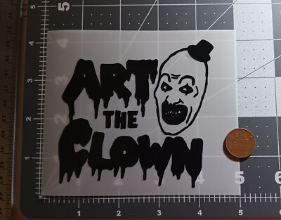 Art The Clown The Terrifier Sticker Decal Die Cut Transfer Vinyl Horror ...