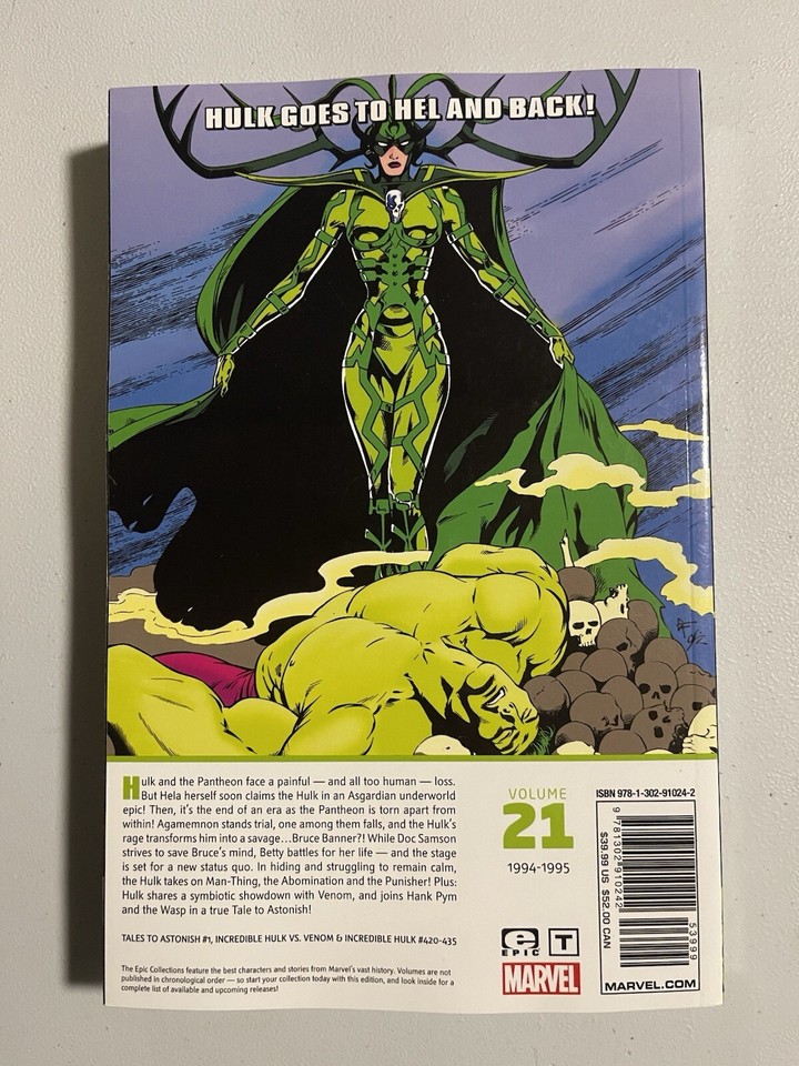 The Incredible Hulk, Epic Collection, Fall of Pantheon, Volume 21 ...