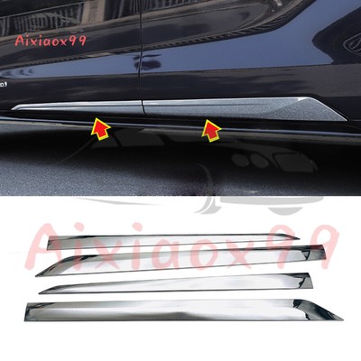 Chrome Car Door Body Side Skirts Moulding Strip Trim For Toyota Sienna ...