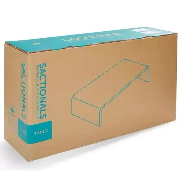 NEW In Box LOVESAC Sactionals Table Weathered Grey Ash | eBay