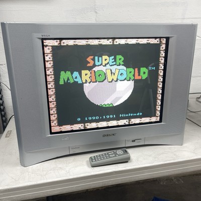 Sony Trinitron 20" KV-20FS120 CRT TV w/ Remote Retro Gaming Wega ...