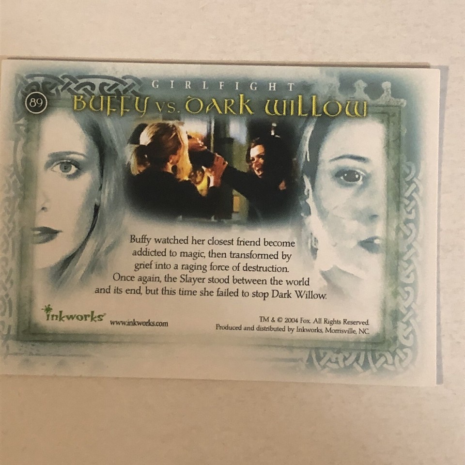 Buffy The Vampire Slayer Trading Card Women Of Sunnydale #89 Sarah ...