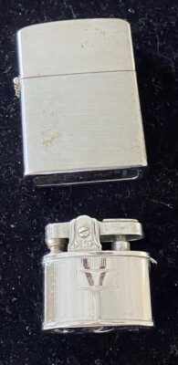 Vintage Continental CMC lighter Silver Unmonogrammed & Vintage Supreme ...