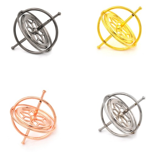 Metal Gyroscope Spinner Gyro Science Educational Learning Balance Toys ...