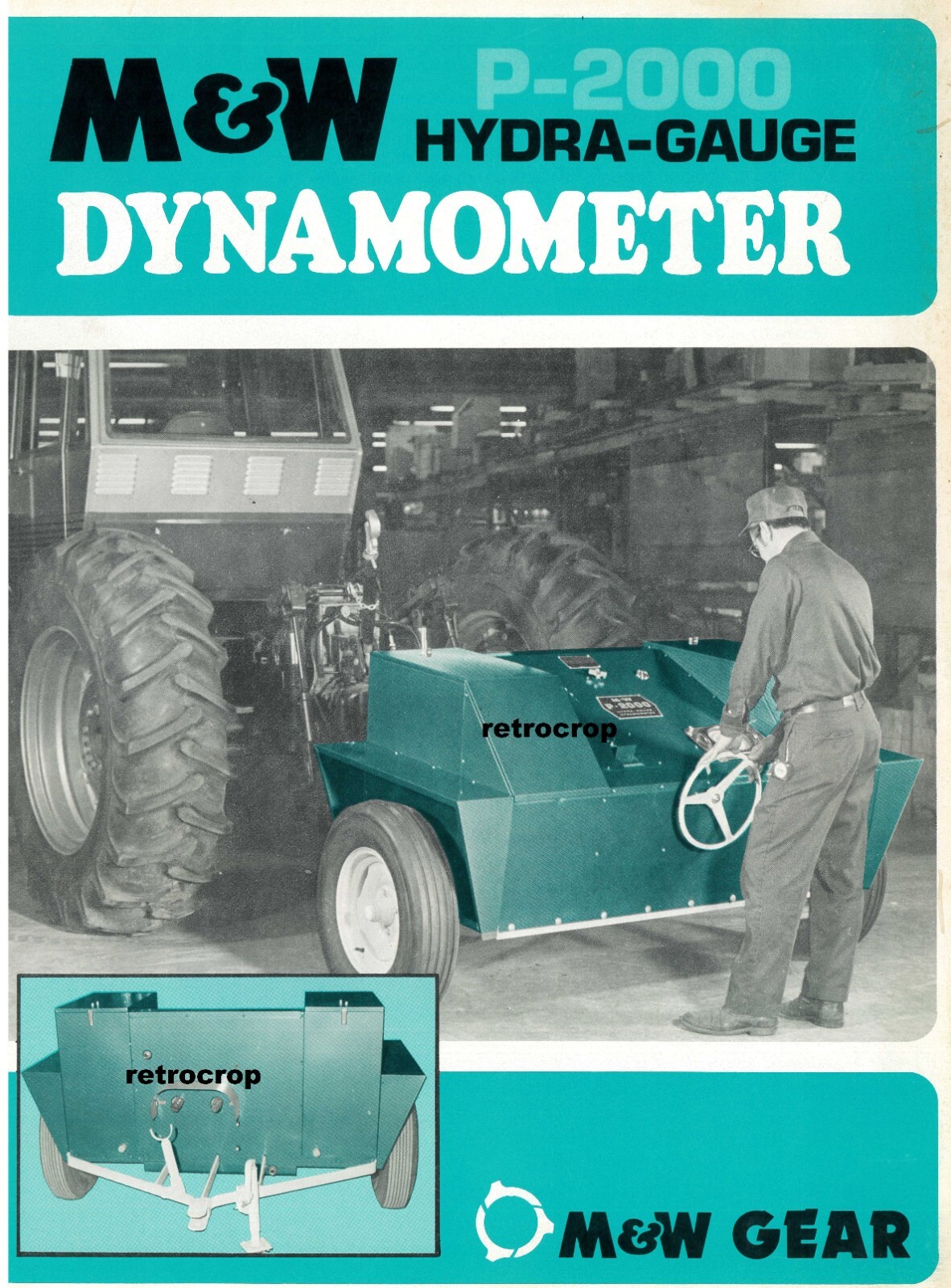 P-2000 Hydra-Gauge M&W Gear Co Dyno Dynamometer Brochure P2000 Pulling ...