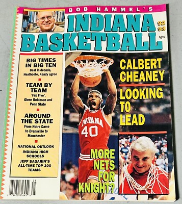 1992-93 Bob Hamel’s Indiana Basketball Yearbook Magazine Calbert ...