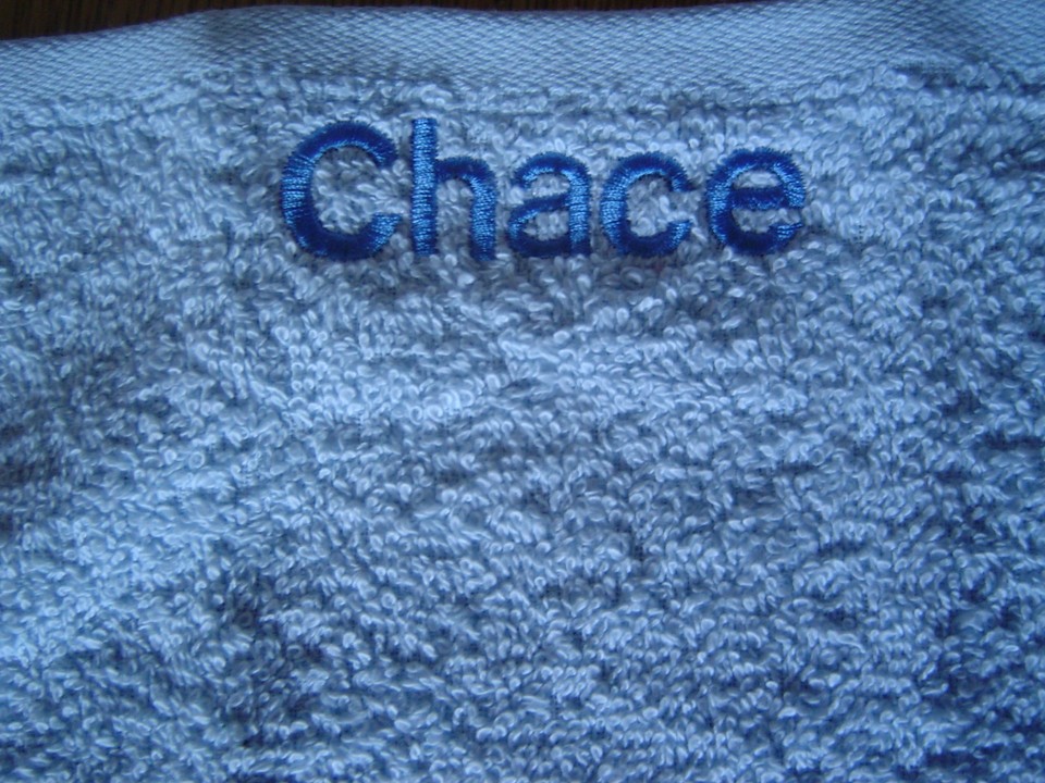 Personalised Face Cloth/Flannel (100% Egyptian Cotton) 13 colours ...