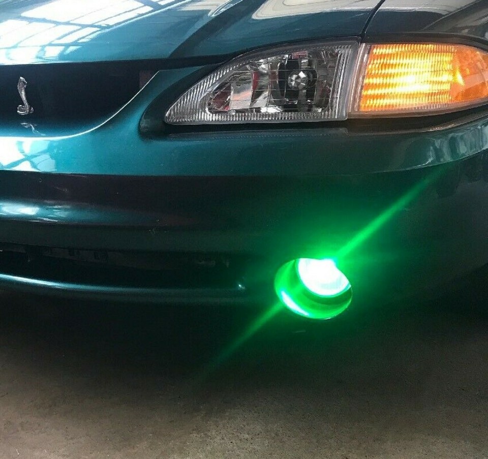 LED 30W 12278 PSX26W Green Two Bulbs Fog Light Replacement Show Color ...