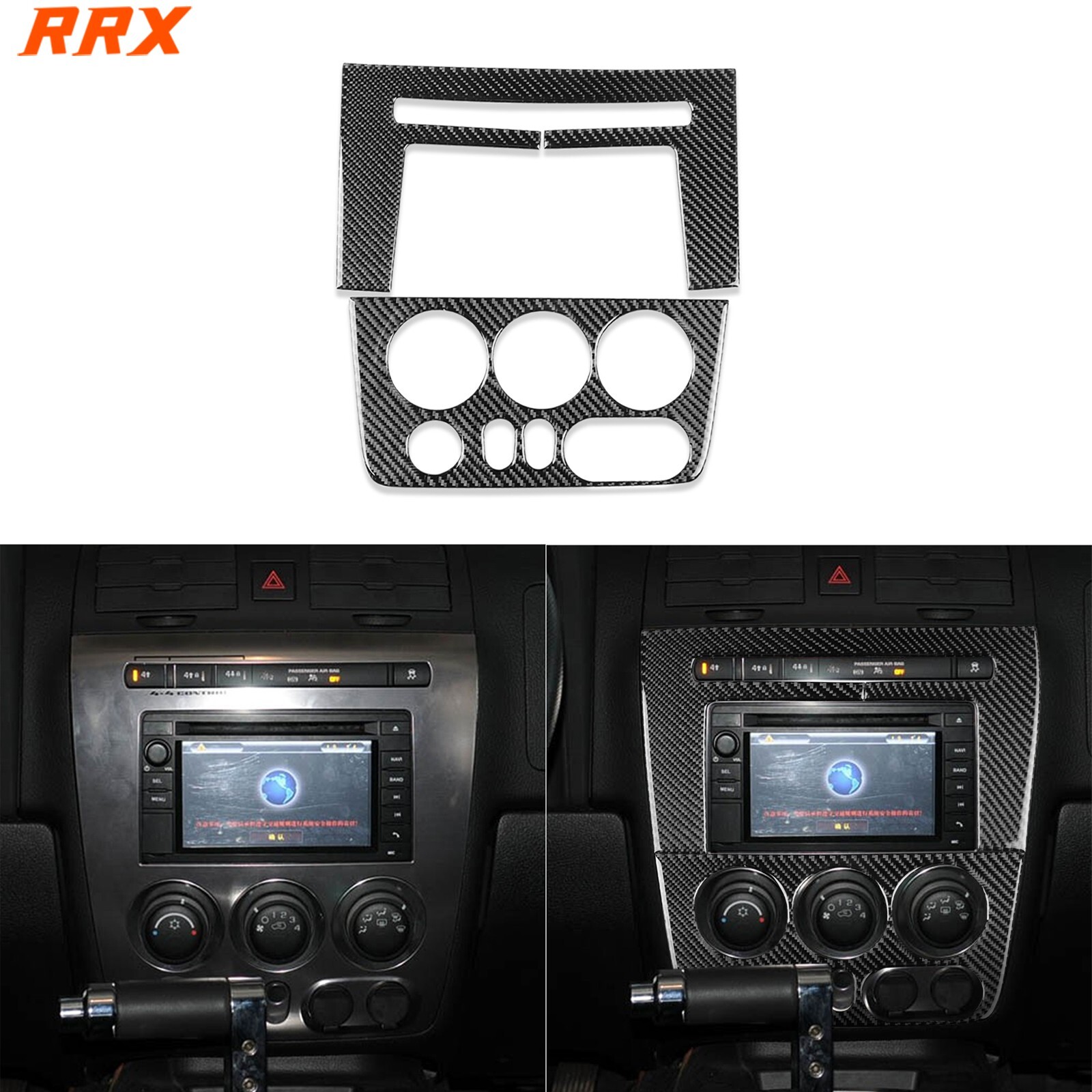 42Pcs Real Carbon Fiber Kits Full Interior Dash Trim Sticker For Hummer ...