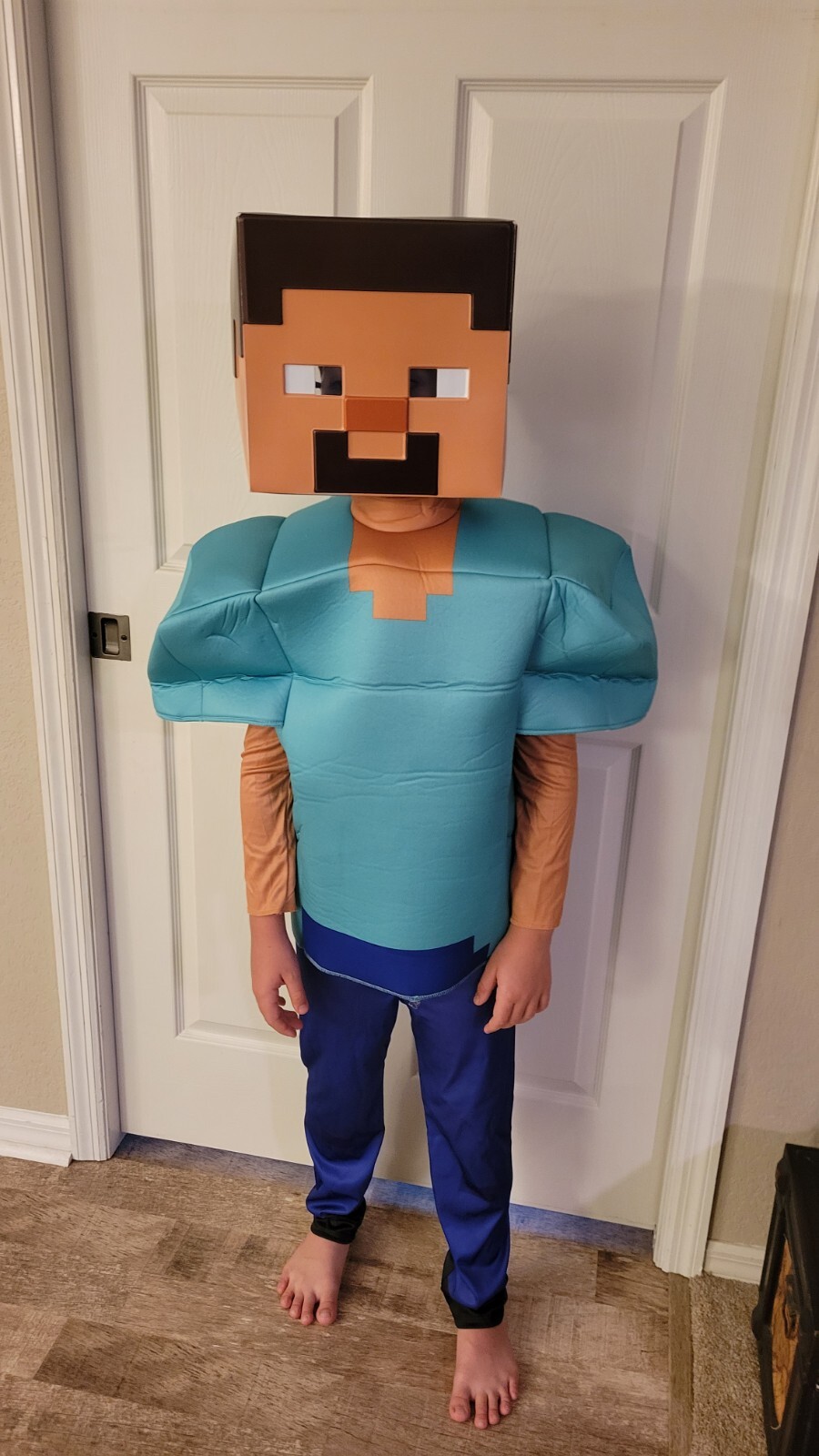Minecraft Steve 3D costume kids Halloween costume co… - Gem