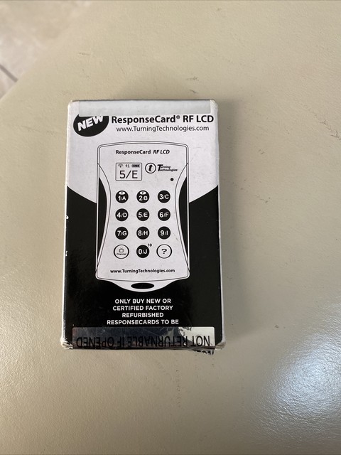 Turning Technology Response Card LCD Rfc-03 Student Teacher Clicker for ...
