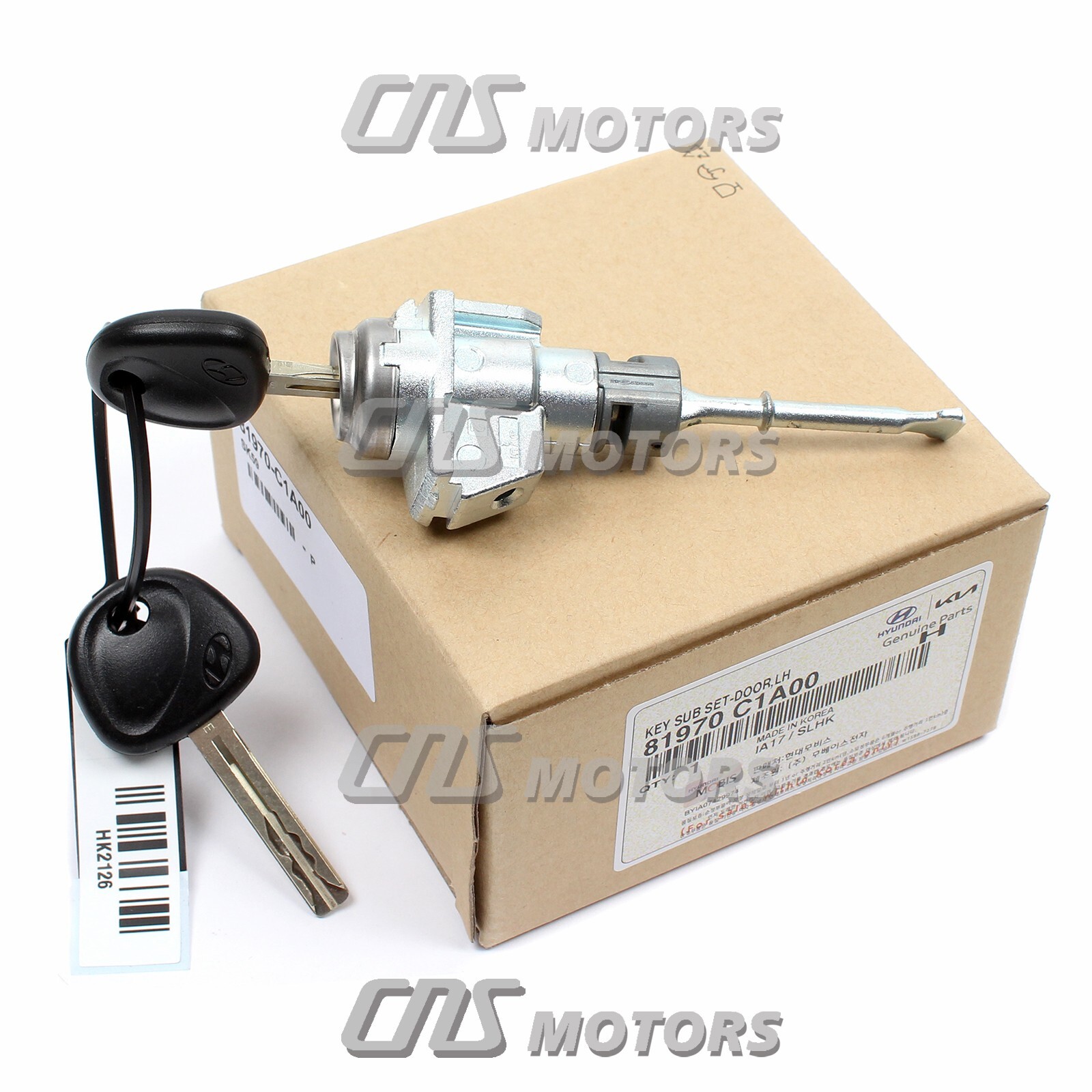 ⭐GENUINE⭐ Door Lock Cylinder w/ Keys LEFT LH for 15-19 Hyundai Sonata ...