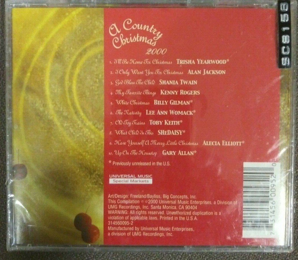 A Country Christmas 2000 -- CD | eBay