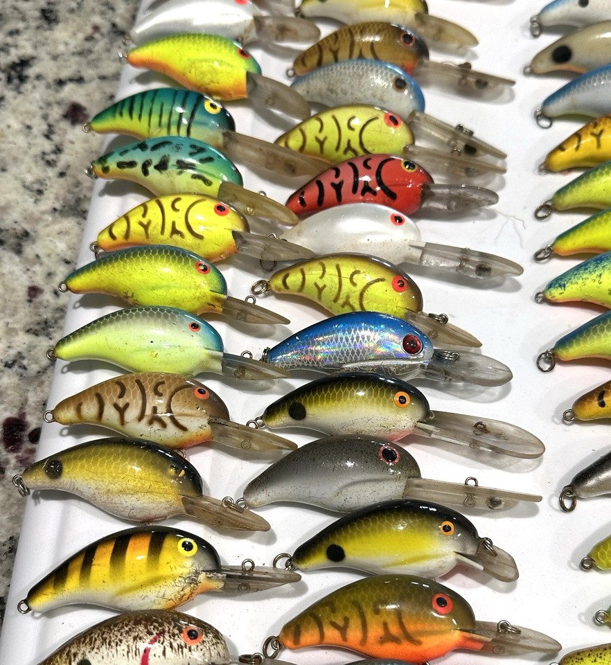 Lot Of 160 Vintage Misc. Bandit Crankbait Bass Fishing Lure Collection ...
