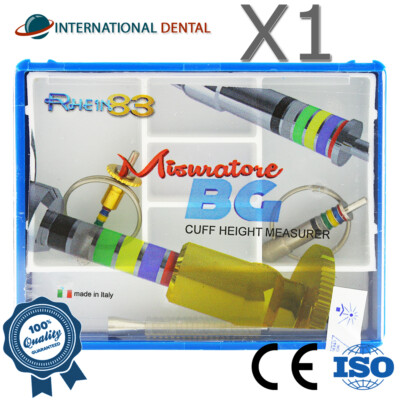 Dental Fixture Cuff Height Measure Gauge Depth Kit Instrument Lab Tool ...