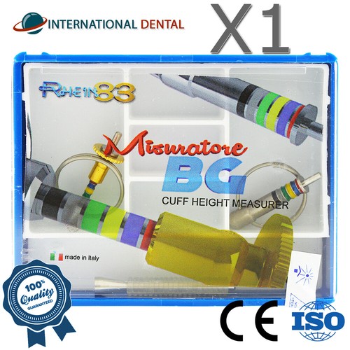Dental Fixture Cuff Height Measure Gauge Depth Kit Instrument Lab Tool ...