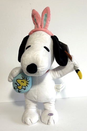 Gemmy Peanuts NEW with Tags Snoopy Side Stepper Easter Musical Plush | eBay